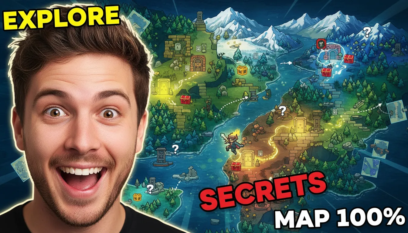 Discover Secrets with Dynamic Metroidvania Gaming Thumbnail | Design ...