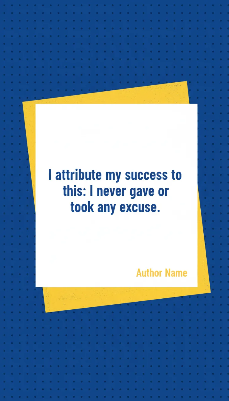 Modern Motivational Quote Thumbnail with Geometric Blue and Yellow ...