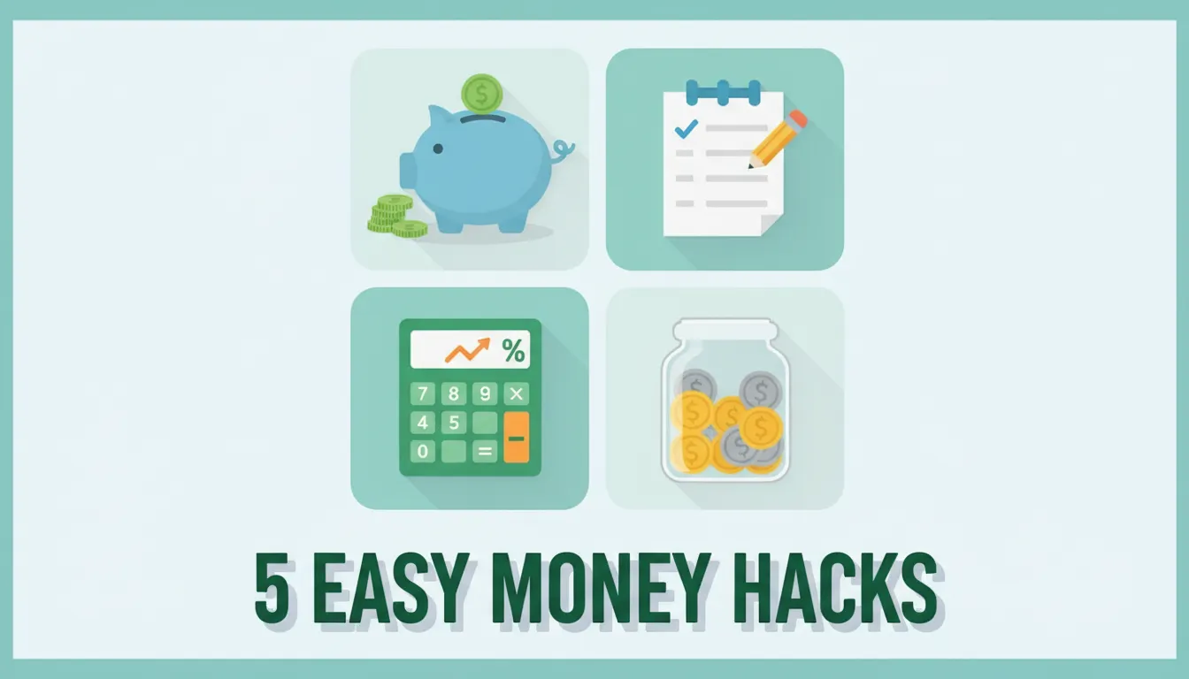 Discover Easy Money Hacks with Modern Step by Step Guide | Design Templates
