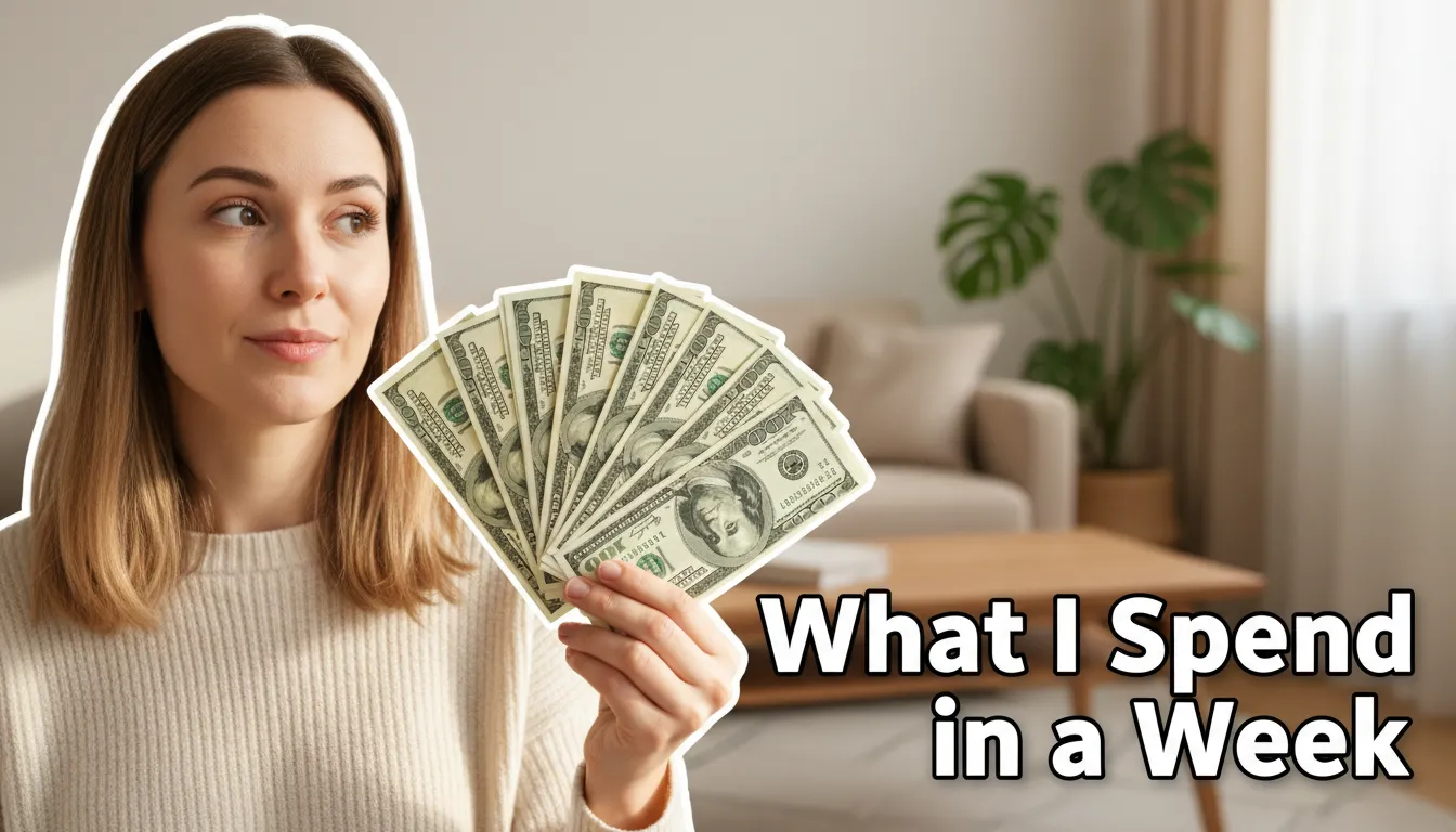 Discover What I Spend in a Week Lifestyle Finance Thumbnail | Design ...