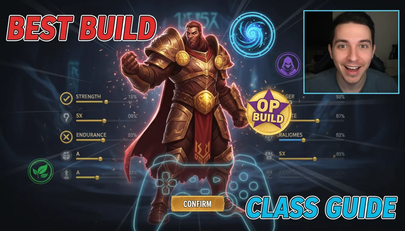 Dynamic Gaming Tutorial Thumbnail for Best Class Build Guide | Design ...