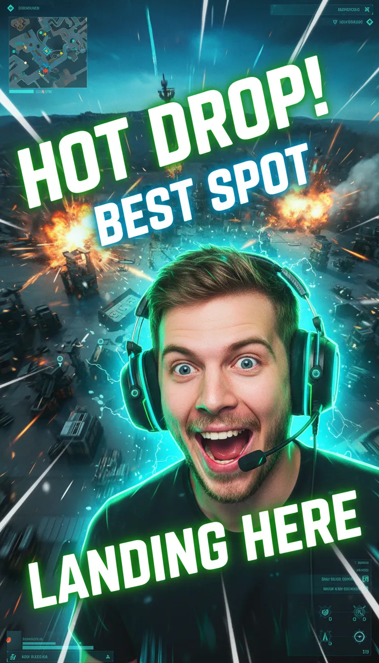 Vibrant Gaming Thumbnail with Neon Action and Streamer Energy | Design ...