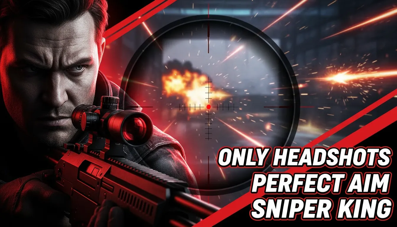 Intense Gaming Thumbnail for Sniper Headshot Mastery | Design Templates