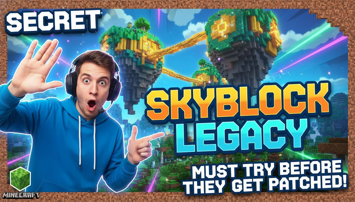 Discover Secret Minecraft Seed Tutorial Thumbnail with Excited Streamer ...