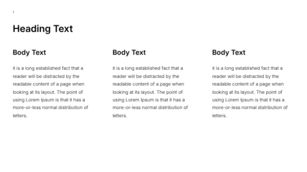 Simple Plain Presentation | Design Templates
